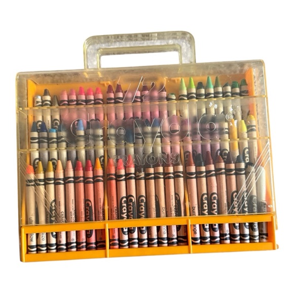 Crayola | Other | Vintage Crayola Crayon Case 72count W Sharpener I ...
